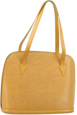 Louis Vuitton Pre-owned Epi Lussac Shoulder Bag - Femme - Pre-owned - Jaune - Taille: ONE Size