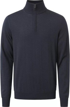Joop Strickpullover Dario Regular fit mit Troyer-Kragen, Wolle