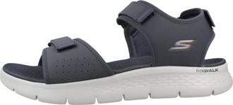 Skechers Homme, Chaussures, Bleu, Taille: 41 EU Flex Sandales Plates