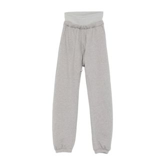 The Attico Femme, Pantalons, Gris, Taille: 38 FR Cotton Pants