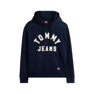 Tommy Jeans Arch Logo Hoodie - - Sweatshirts & Hoodies - Herren - Blau - M