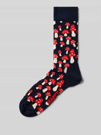 Happy Socks Socken mit Motiv-Stitching Modell Mushroom
