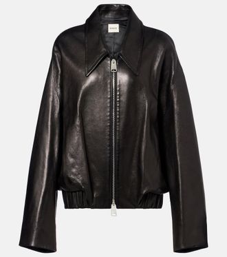 Khaite Veste Odin en cuir