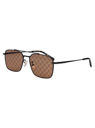 Gucci GG1957SA GG-Logo Lenses Sunglasses - Gray