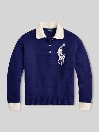 Polo Ralph Lauren Relaxed Fit Pullover aus reiner Wolle
