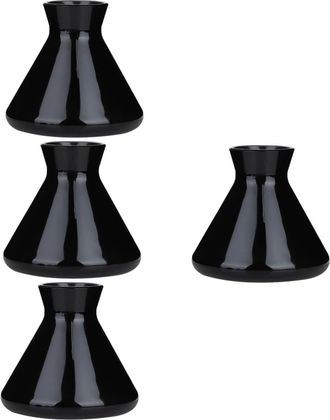 Valiclud 4 Stück Aromatherapie Flasche Duftspender Glasbehälter für Ätherische Öle und Raumdekoration Dekorative Duftflasche für Schlafzimmer und DIY Aromadiff