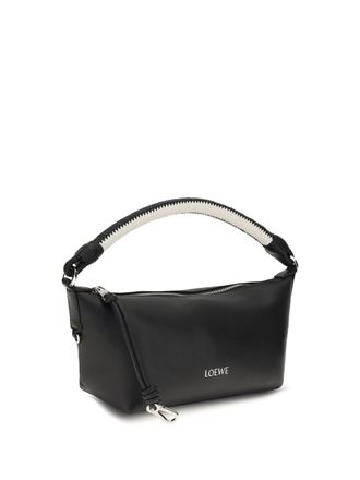 Loewe Cala Lambskin Leather Bag - Black