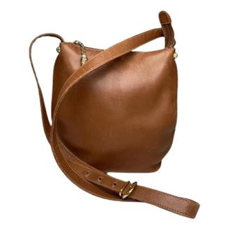 Gucci Sac bandouli&egrave;re en cuir Pre-owned - Femme - Pre-owned - Brun - Taille: ONE Size