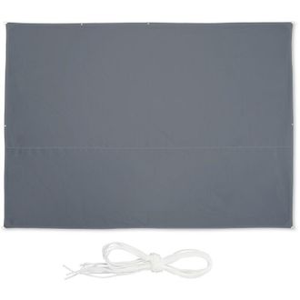 Relaxdays Relaxdays Voile dombrage rectangulaire, 3,5 x 4,5 m, imperm&eacute;able, anti-UV, avec tendeurs, terrasse, balcon, gris