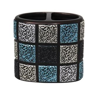 MSV Zahnb&uuml;rstenhalter Delhi aus Polyresin, Mehrfarbig, 30 x 20 x 15 cm