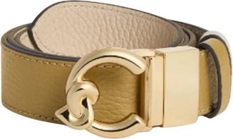 Coccinelle Femme, Accessoires, Beige, Taille: S Belt Grained L
