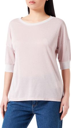 Geox Womens W T-Shirt, Sepia Rose Lurex, XL
