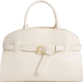 Coccinelle Sabine Medium Leather Bag - - Bags - Damen - Wei&szlig; - ONE SIZE