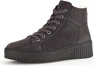Gabor Femme Bottines, Dame Bottines &agrave; Lacets,Semelle int&eacute;rieure Amovible,Bottes Courtes,Bottes &agrave; Lacets,Gris (Pepper) / 79,39 EU / 6 UK