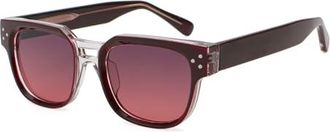 Generic Lunettes De Soleil &Agrave; Grand Cadre For Hommes, Conduite En Plein Air, Femmes, F&ecirc;te, Vacances, Prise De Photos(Red)