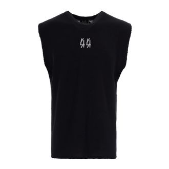 44 Label Group Homme, Tops, Noir, Taille: XL Hauts sans manches