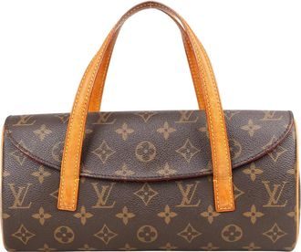 Louis Vuitton Crossbody Bags - Louis Vuitton Canvas Monogram Sonatine Handbag - Gr. unisize - in Braun - f&uuml;r Damen