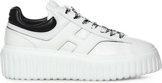 Hogan Femme, Chaussures, Blanc, Taille: 38 1/2 EU H-Stripes Baskets