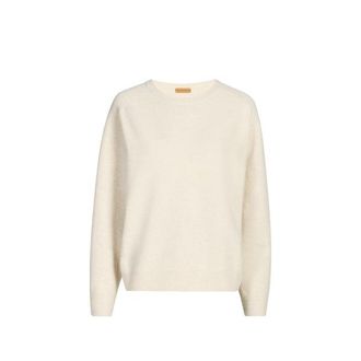 Le 17 Septembre Pull col rond en laine et cachemire m&eacute;lang&eacute;s