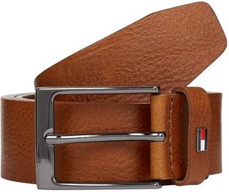 Tommy Hilfiger Ceinture Homme Layton 3,5 cm Cuir, Marron (Cognac), 105 cm