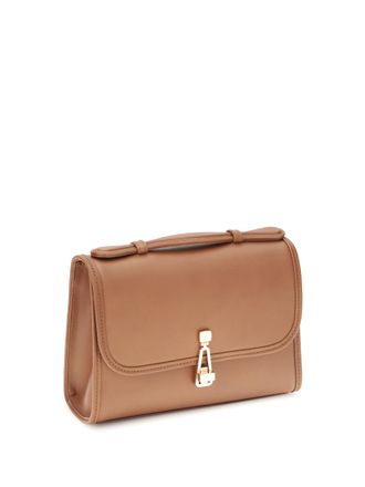 Gabriela Hearst Womens Shoulder Bag Leonora Cognac Leather