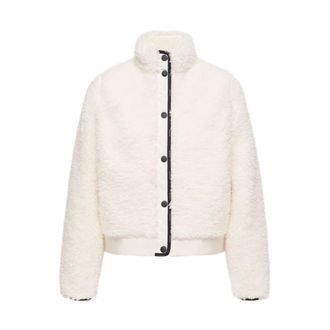 Moncler Jacke aus Kunstpelz & Lammfellimitat - - Jackets - Damen - Wei&szlig; - XS