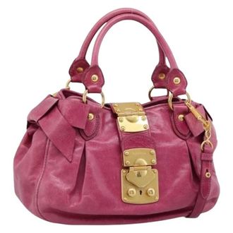 Miu Miu Pre-owned Hand Bag - - Pre-owned - Damen - Rosa - ONE SIZE