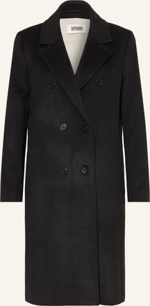 Drykorn Drykorn Wollmantel schwarz