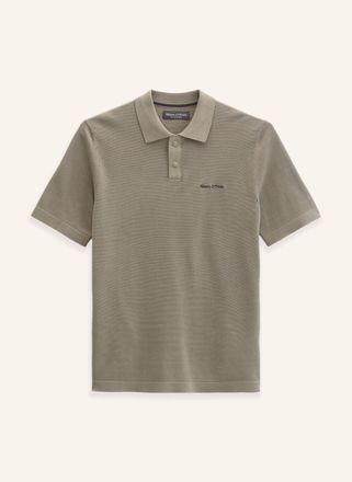 Marc O'Polo Marc Opolo Strick-Poloshirt braun