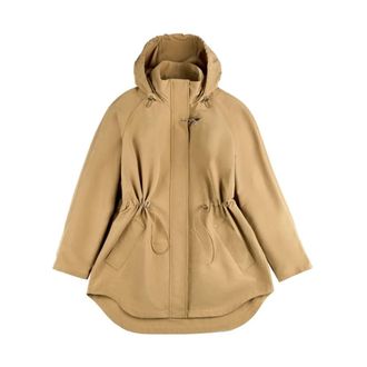 Fay Femme, Manteaux, Brun, Taille: 38 FR Parka Gancio Corda Medio