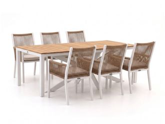 Manifesto Furniture Manifesto Rivola/Furato 220cm dining tuinset 7-delig