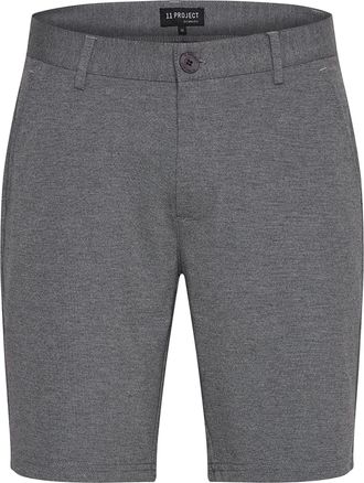 11 Project PRCamal Herren Chino Shorts Bermuda Kurze Hose mit Stretch Regular Fit, Größe:2XL, Farbe:Pewter Mix (200277)