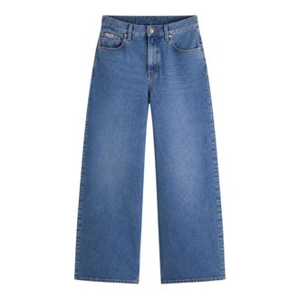 Calvin Klein The Wide Leg - - Jeans - Damen - Blau - W27