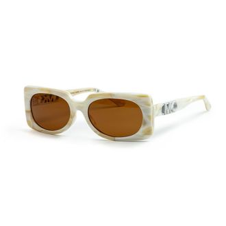 Michael Kors Beige Acetat Sonnenbrille