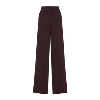 Max Mara Rote Hose Eleganter Stil - - Trousers - Damen - Rot - XS