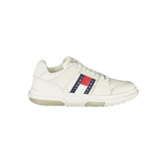 Tommy Hilfiger Wei&szlig;e Leder Damen Sneaker - - Shoes - Damen - Wei&szlig; - 36 EU