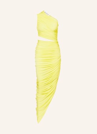 Alaia Ala&iuml;a One-Shoulder-Kleid Mit Cut-Out gelb