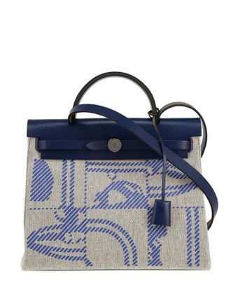 Herm&egrave;s sac port&eacute; &eacute;paule Herbag - Tons neutres