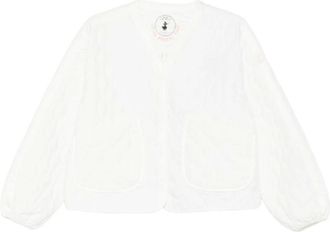 Save The Duck Femme, Vestes, Blanc, Taille: 38 FR Save The Duck Manteaux