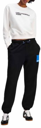 Karl Lagerfeld Karl Lagerfeld Jeans, Damen, Relaxed Sweatpant, Relaxed Fit, Schwarz, S