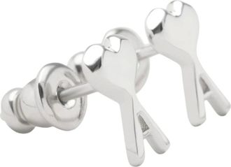 Ami Femme, Accessoires, Gris, Taille: ONE Size Ami de Coeur Hammered Earrings