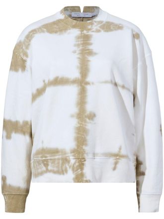 Proenza Schouler sweat en coton à imprimé tie-dye - Blanc