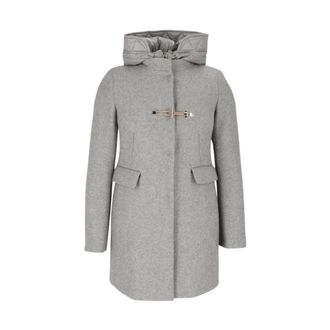 Fay Toggle Coat DB Front Nylon - - Coats - Damen - Grau - XL
