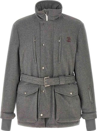 Brunello Cucinelli Casualjacke - Grau