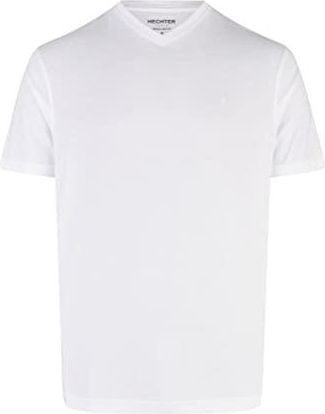 Daniel Hechter Daniel Hechter - Coupe Droite - Lot de 2 t-Shirts à Manches Courtes pour Homme - Col en V/col en V (100902 76020), Blanc (10), M