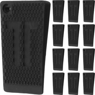 DOITOOL 20 St&uuml;ck Teiliges M&ouml;bel nivellierpads aus Flexiblem Kunststoff rutschfeste Anti vibrationsunterlagen f&uuml;r Waschmaschine Sofa Schrank und Tischbeine Ver