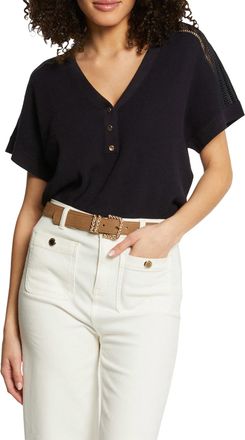 Morgan Damen 242-marge Pullover, Marine, Medium