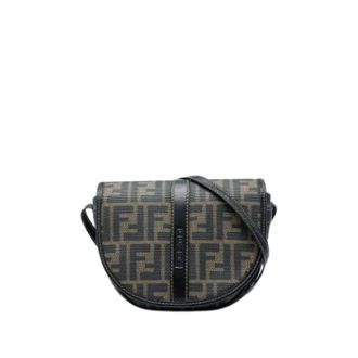 Fendi Sac bandouli&egrave;re vintage en toile Pre-owned - Femme - Pre-owned - Brun - Taille: ONE Size