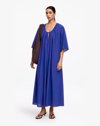 Arket Strandkleid Aus Lyocell-Mischung -Blau