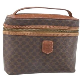 Celine Sac &agrave; main vintage en plastique Pre-owned - Femme - Pre-owned - Brun - Taille: ONE Size